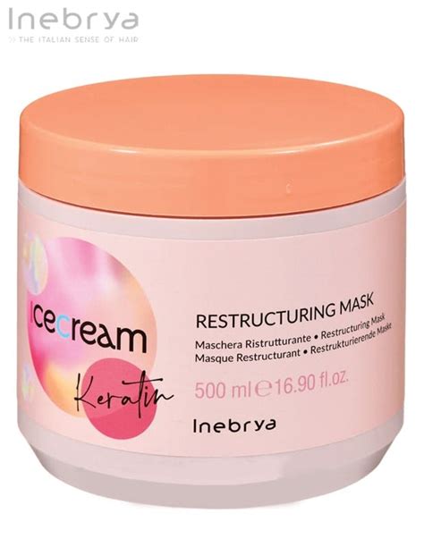 Inebrya Ice Cream Keratin Restructuring Mask Відновлююча маска з ...