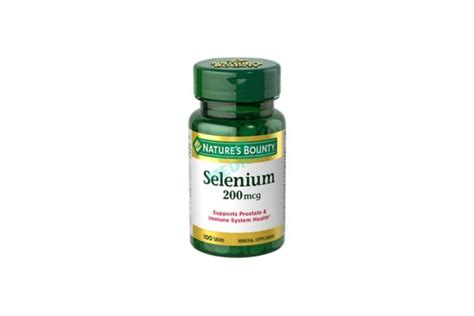 Natures Bounty Selenium 200mg Tablets Time Medical