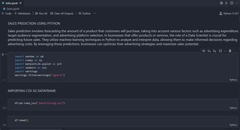 Vinit Narkhede On Linkedin Sales Prediction Using Python