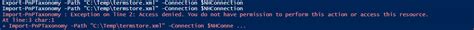 Import Pnptaxonomy Exception On Line 4 Access Denied · Issue 2194 · Pnppnp Powershell · Github