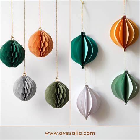 Diy Paper Christmas Ornaments Easy Handmade Decorations For A Magical