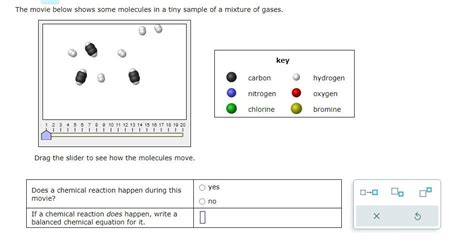 Solved The Movie Below Shows Some Molecules In A Tiny Sample