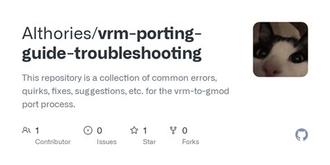 Vrm Porting Guide Troubleshootingblendermd At Main · Althoriesvrm