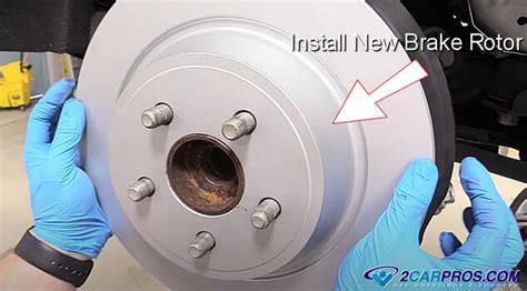 Replacing An Automotive Brake System Brake Rotor 2carpros