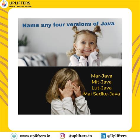 Uplifters On Linkedin Javahumor Codinglife Javamemes Programmersjokes Codelaughs Codingfun