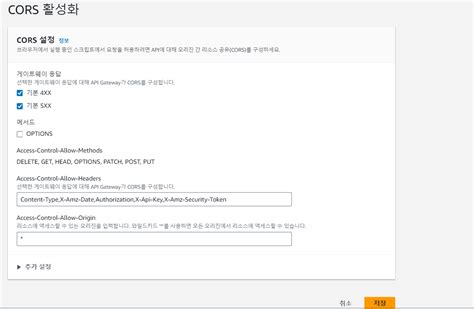 Api Gateway Authorizer Cors 에러