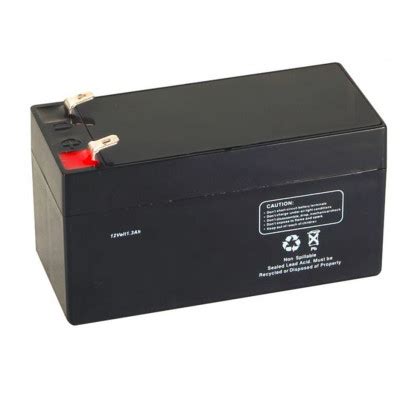 12V 1.2Ah Rechargeable Sealed Lead Acid Battery buy online at Low Price ...