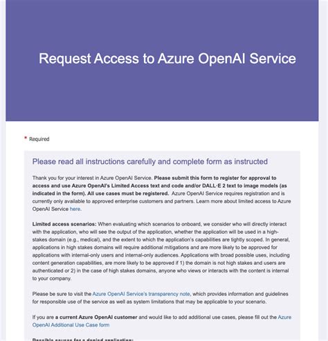 How To Get Azure Openai Service Access Team Gpt