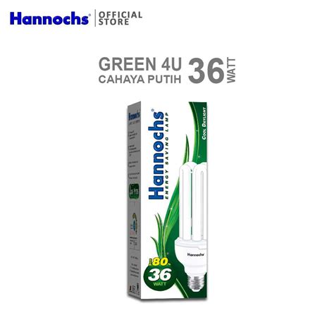 Jual Hannochs Lampu Hemat Energi U Watt Cahaya Putih