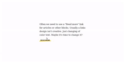 html and css link effect