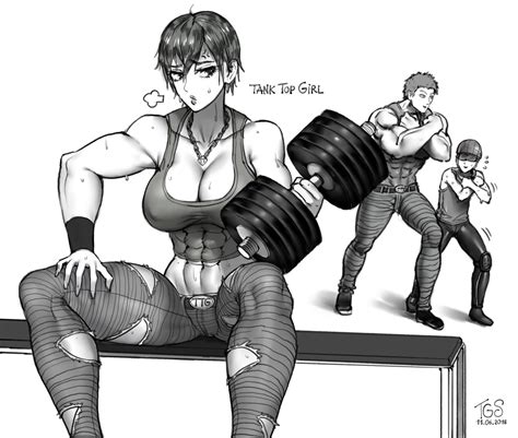 Tanktop Girl Onepunch Man By Thegoldensmurf Hentai Foundry
