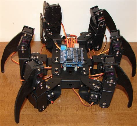 My Next Project Is A Six Legged Robot I Look At These Projects That Are All Using An Arduino