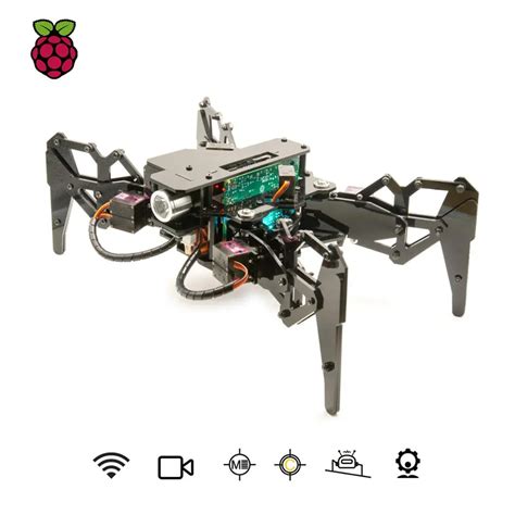 Adeept Darkpaw Bionic Quadruped Spider Robot Kit For Raspberry Pi Model B B B Stem