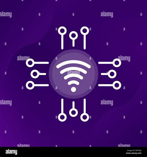 Wi Fi Connection Icon Fast Wi Fi Network Vector Stock Vector Image Art Alamy