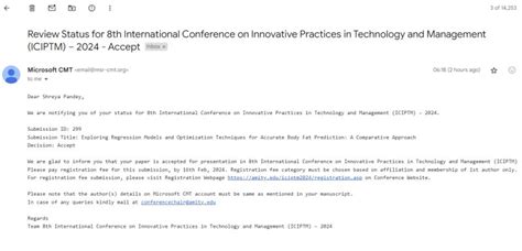 Shreya Pandey On Linkedin Iciptm Research Technology Management