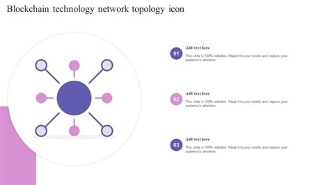 Blockchain Technology Network Topology Icon PPT PowerPoint