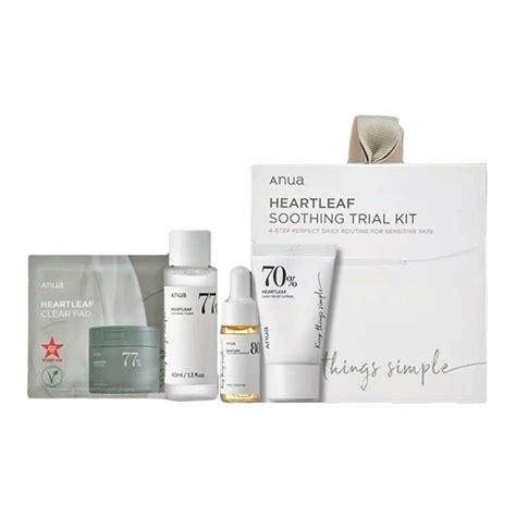 Anua Heartleaf Soothing Trial Kit 4 Items Skin Care Bd
