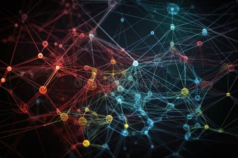 neural network with connections between neurons represented by
