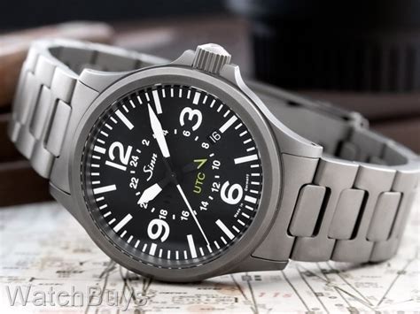 Sinn 856 Utc Fully Tegimented On H Link Quick Adjust Bracelet