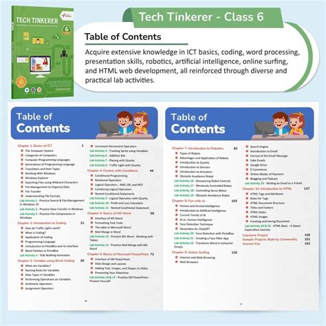 icse coding ai robotics and computer book class 6 tech tinkerer