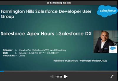 Amit Salesforce Salesforce Tutorial Salesforce Apex Hours