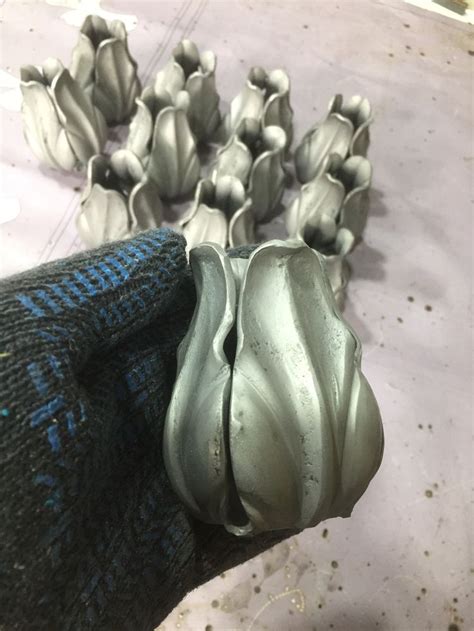 Кованый бутон штамп 3ми Акант Украшение из кованого железа Художественная ковка