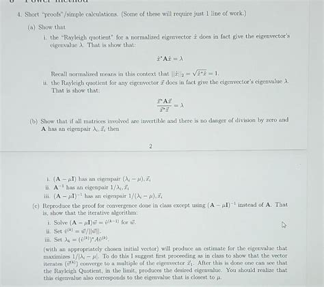 Solved Short Proofssimple Calculations Some Of These