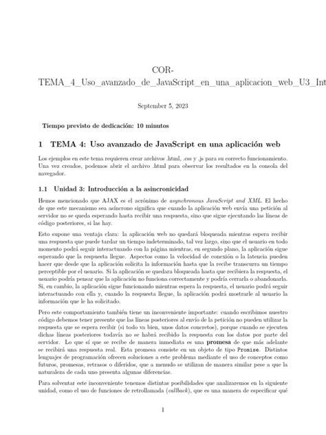 Cor Tema 4 Uso Avanzado De Javascript En Una Aplicacion Web U3