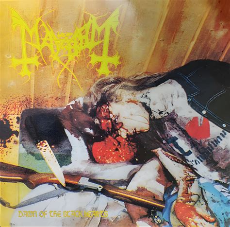 Mayhem Dawn Of The Black Hearts Vinyl Cadaver Splatter Lp