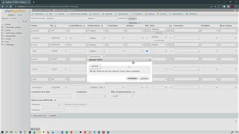 Mysql Mariadb Creando Una Bases De Datos Y Tablas En Xampp Youtube