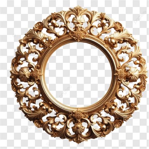 3d 거울 프레임은 투명한 배경에 있습니다 3d 거울은 투명한 배경에 있습니다 ㅏ 거울 Png 일러스트 및 이미지 에 대한