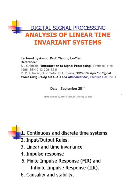 pdf analysis of linear time invariant systems dokumen tips