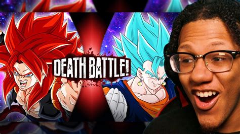 Vegito Vs Gogeta Reaction Youtube
