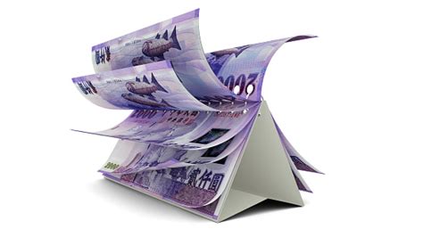 흰색 배경에 고립 된 새로운 대만 달러 지폐로 만든 달력 돈 달력 지출 개념 3d 렌더링 통화에 대한 스톡 사진 및 기타 이미지 Istock