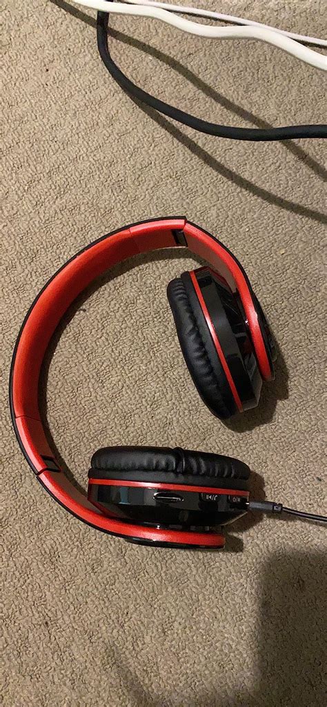 Wireless Bluetooth Headphones Colorful Lights Foldable Large Battery Capacity Built In