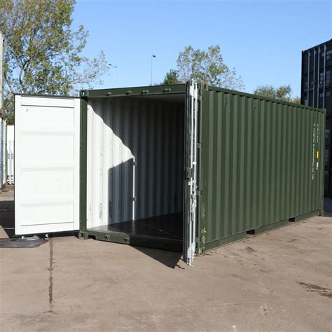 20ft Shipping Container One Trip Dark Green Container Prod Au