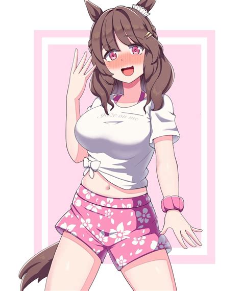 Light Hello Umamusume Drawn By Hu Min Okok Danbooru