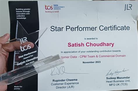 Satish Kumar Choudhary ☁️☁️weusour On Linkedin Recognition Achievements Yearendreflections