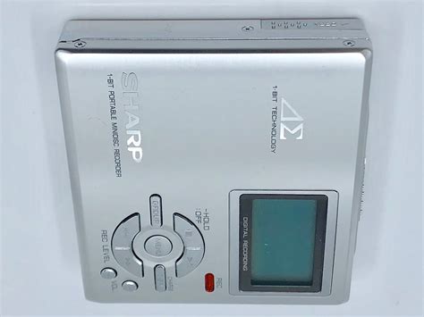 Sharp Md Dr7s 1 Bit Minidisc Recorder Silver