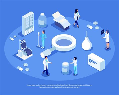Premium Vector Isometric Set Of Medical Equipment Medicines Doctors