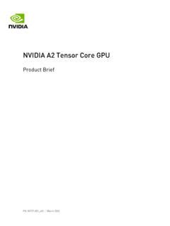 NVIDIA A2 Tensor Core GPU Nvidia A2 Tensor Core Gpu Pdf PDF4PRO