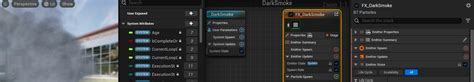 Editor Ui Reference For Niagara Effects In Unreal Engine Unreal