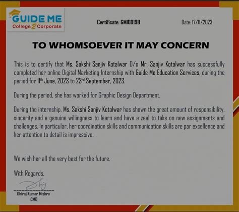 Sakshi Kotalwar On Linkedin Digitalmarketing Internshipcompletion Excitedforthefuture