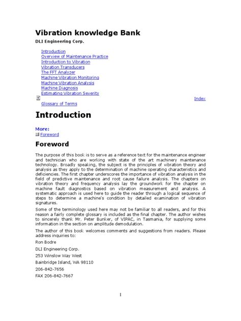 Vibration Book Pdf Root Mean Square Amplitude