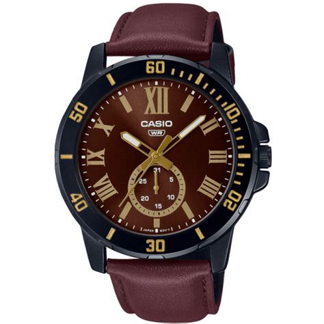 Casio Mtp Vd200b 1budf Mens Black Stainless Steel Bracelet Watch Watchlocker