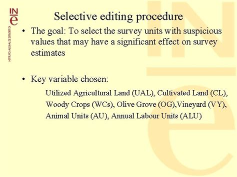 Using Selective Editing Combined With An Automatic System
