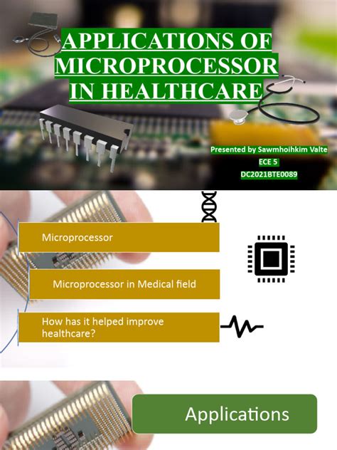 applications of microprocessor in healthcare pdf