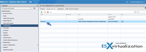 VCP DCV Objective Enable SSO And Active Directory Integration ESX Virtualization