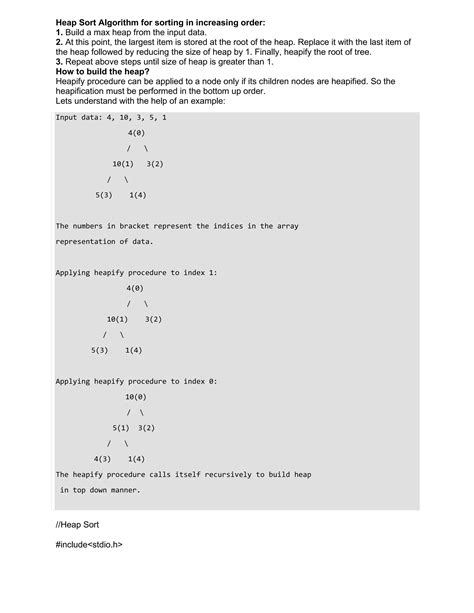 Heap Quick And Merge Sort Pdf