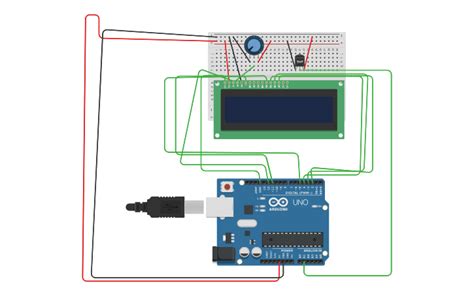circuit design abdullah mujahid temprature sensor on led tinkercad